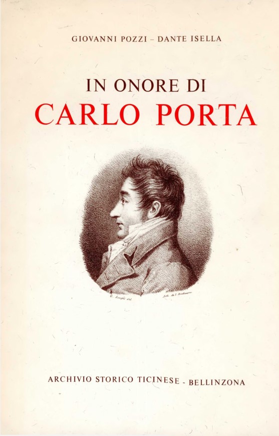 In onore di Carlo Porta by Giovanni Pozzi | Goodreads