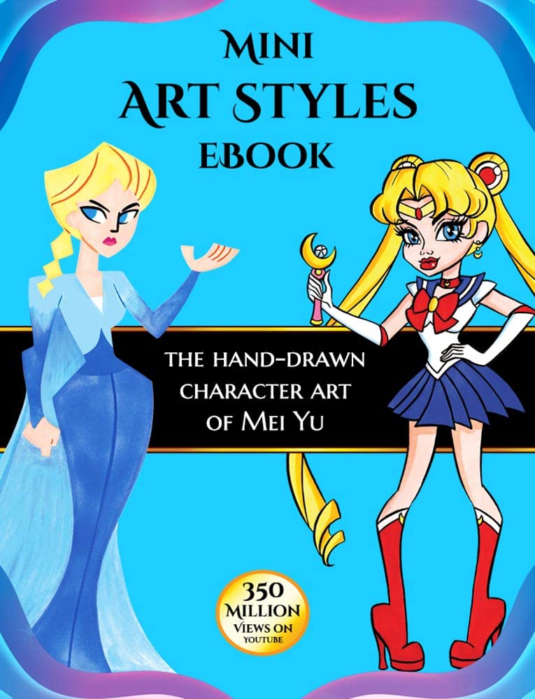 Mini Art Styles eBook: The Hand-Drawn Character Art of Mei Yu by Mei Yu ...