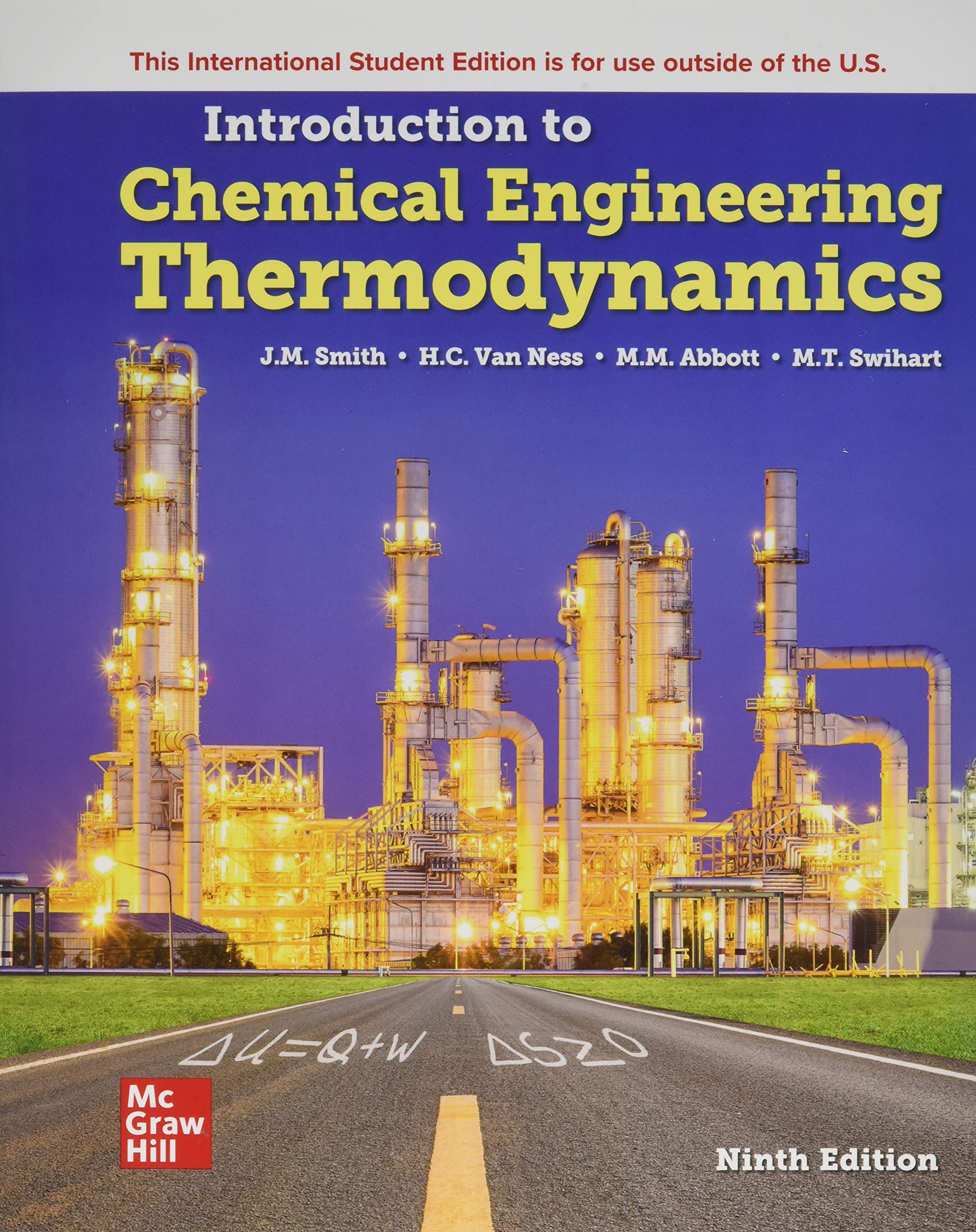 Introduction to Chemical Engineering Thermodynamics ISE by J.M. Smith ...