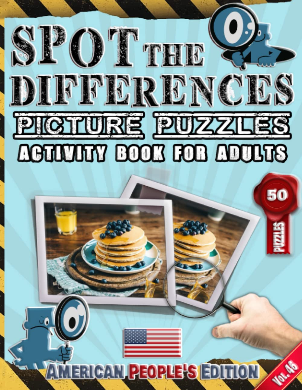 Spot the Differences : Picture Puzzles - Activity Book for Adults ...