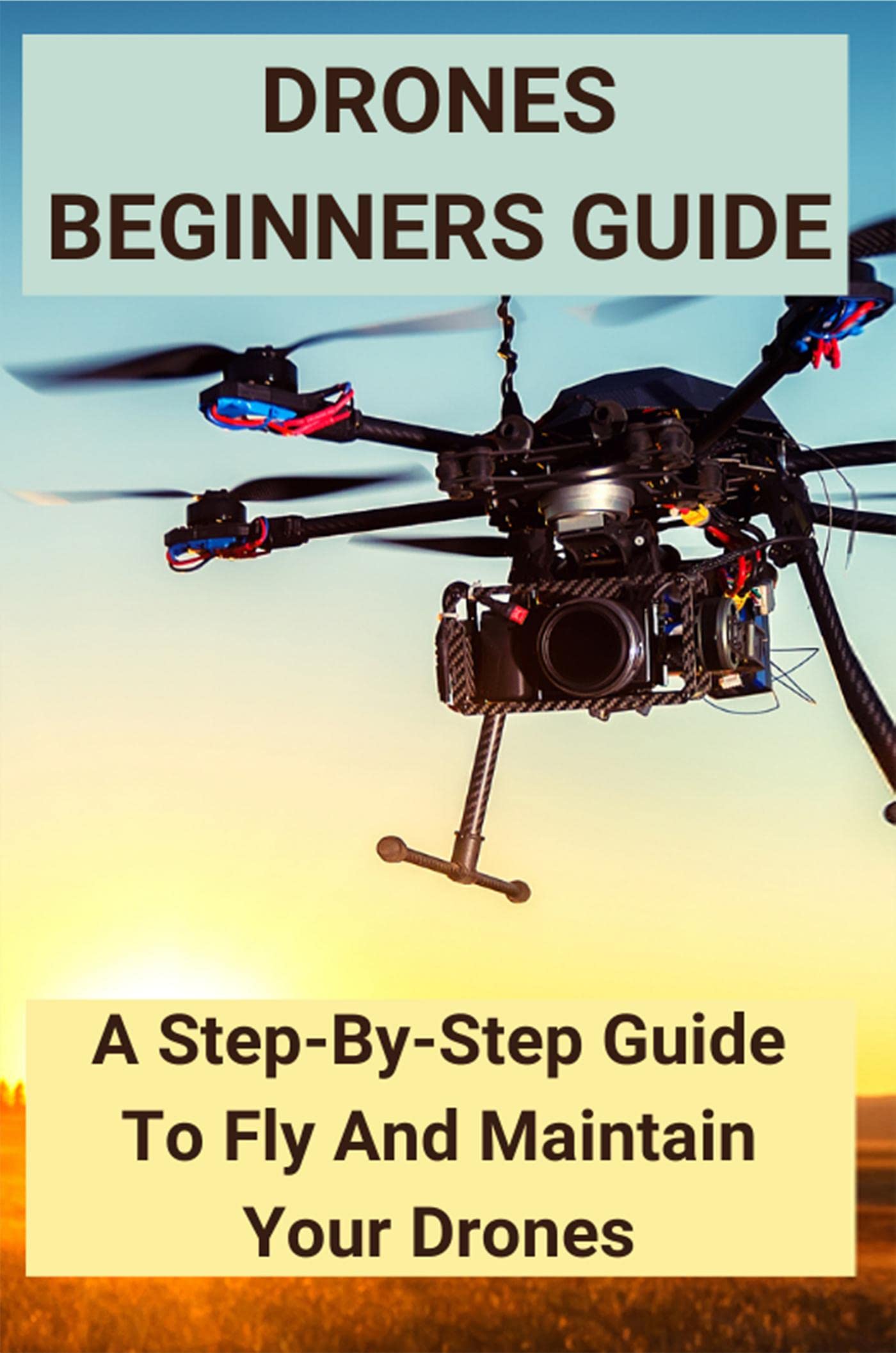 Drones Beginners Guide: A Step-By-Step Guide To Fly And Maintain Your ...