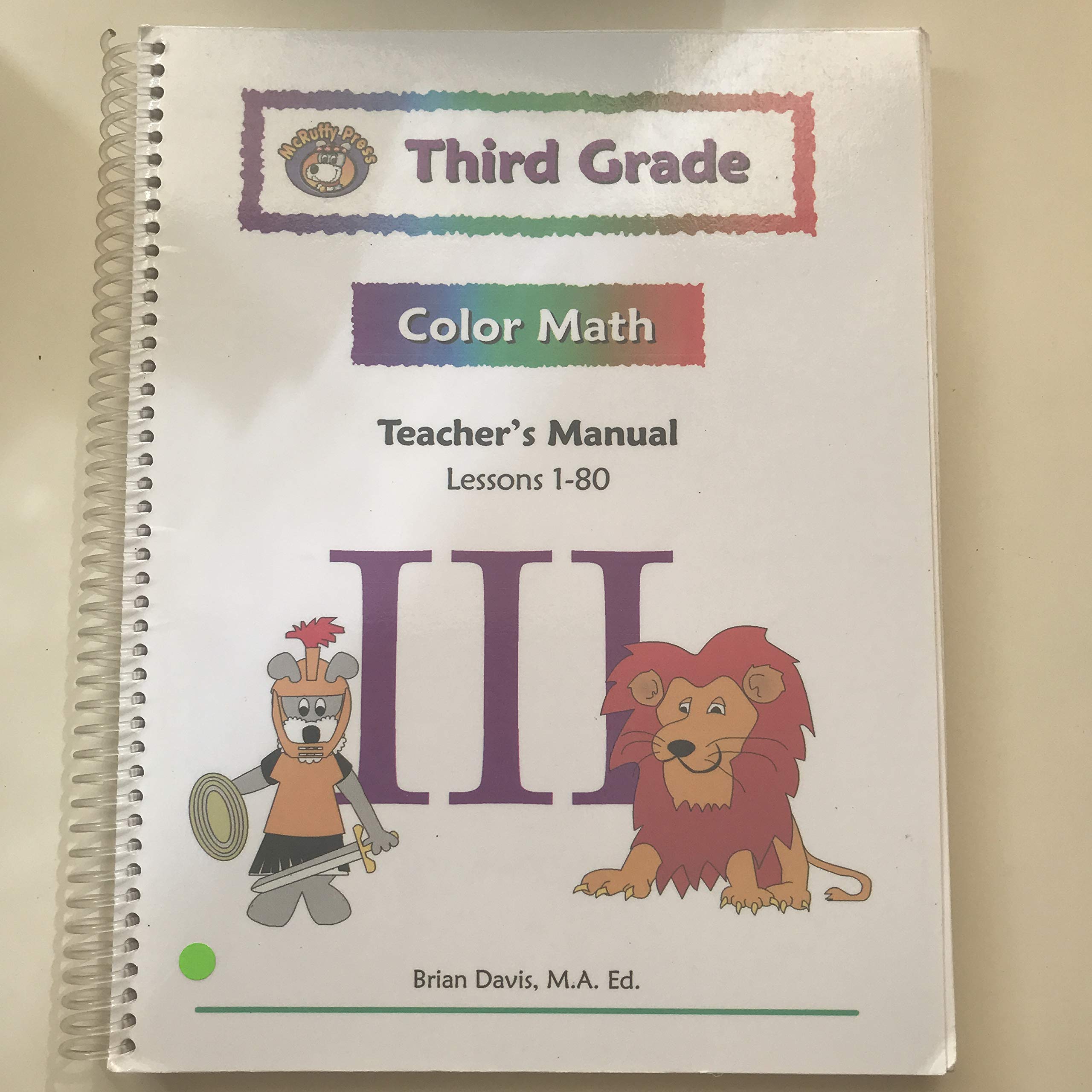 McRuffy Press Third Grade Color Math Part 2: Lessons 81 to 161 by Brian ...