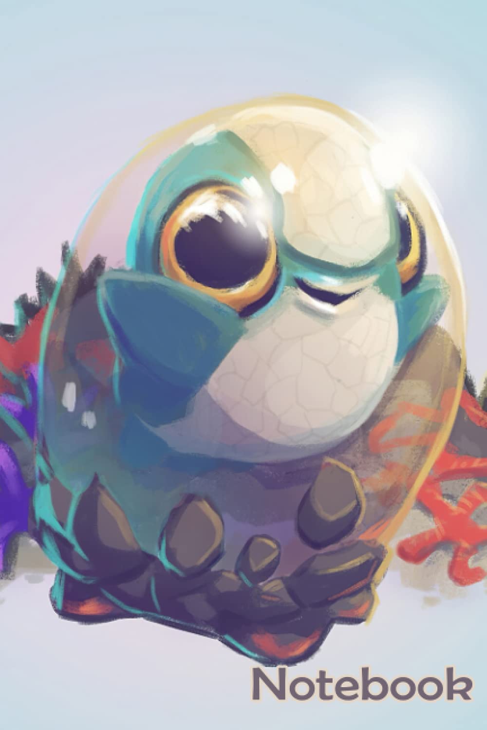 Cuddlefish Baby Subnautica Notebook: - 110 Pages, In Lines, 6 x 9 ...