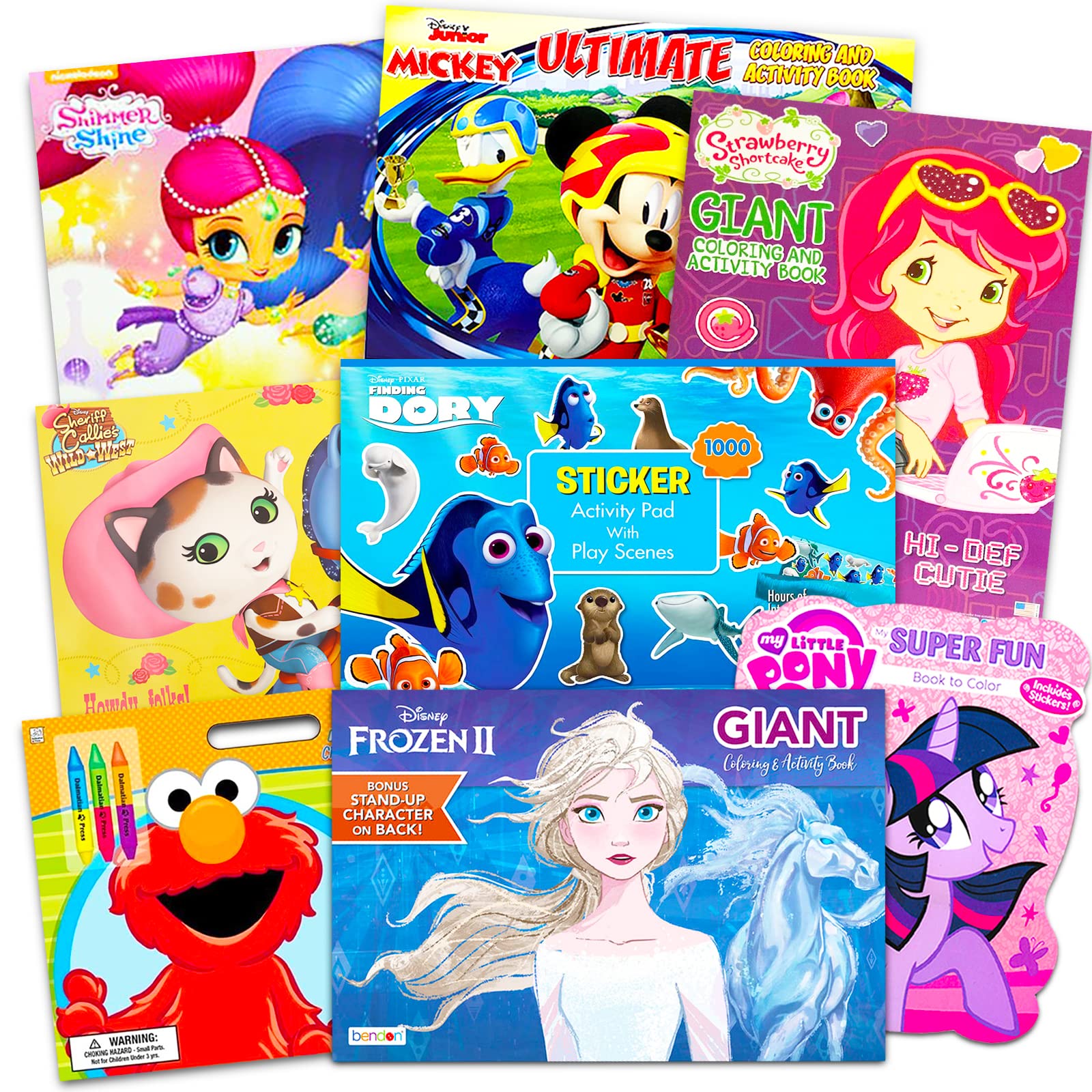 Disney Gigantic Coloring Book Set for Girls Kids Toddlers -- Bundle ...