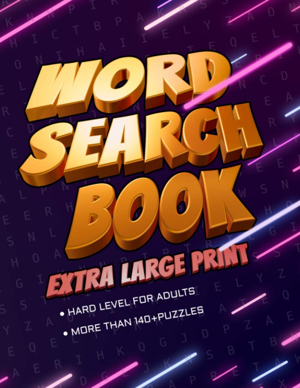 Wordsearch Book Extra Large Print 140 Puzzles Wordsearch Game For