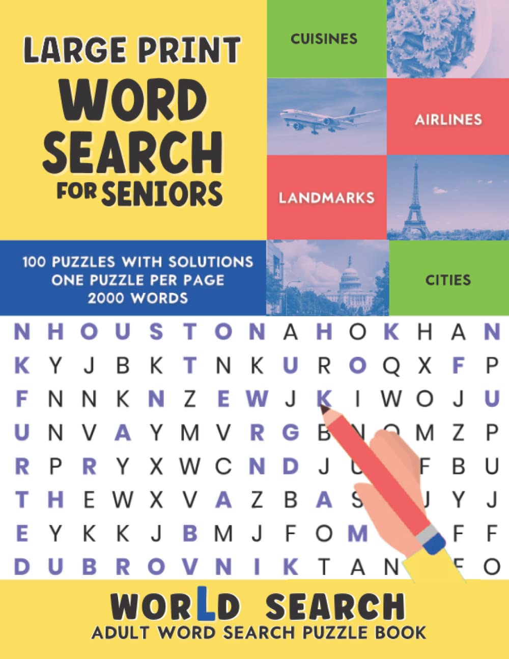 World Search Adult Word Search Puzzle Book: Large Print Word Search for ...