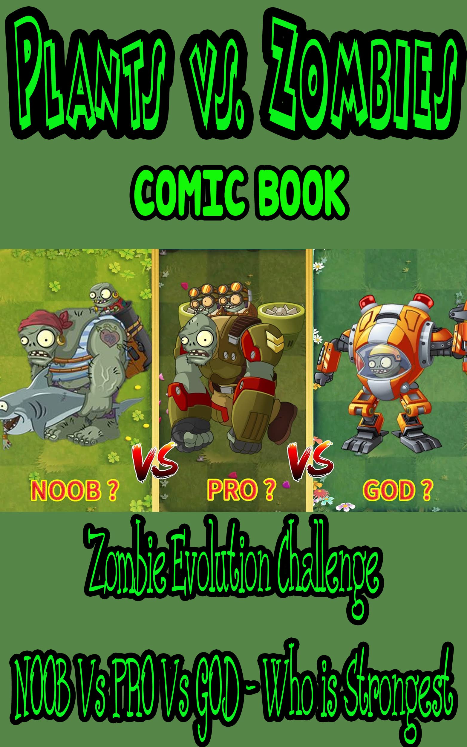 Plants vs Zombies Hack game book: Zombie Evolution Challenge - NOOB Vs ...