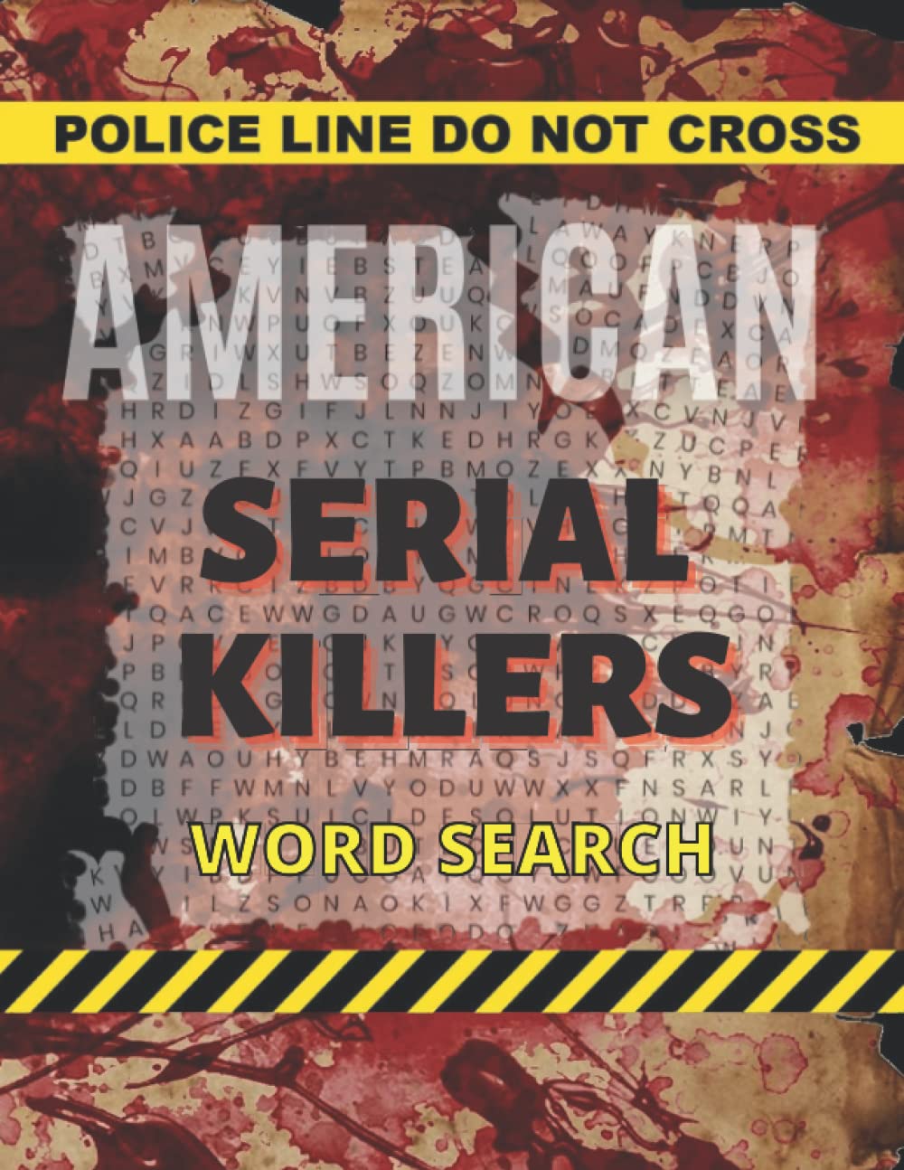American Serial Killers Word Search: True Crimes Adult Activity Puzzle ...