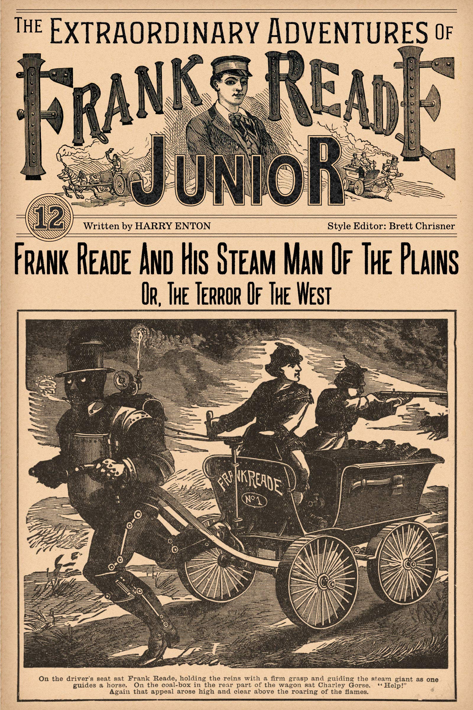 Frank Reade And His Steam Man Of The Plains: The Terror Of The West by ...