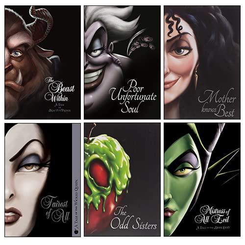 Disney Villains Tales Collection 5 Books Set with Poster & Journal by ...