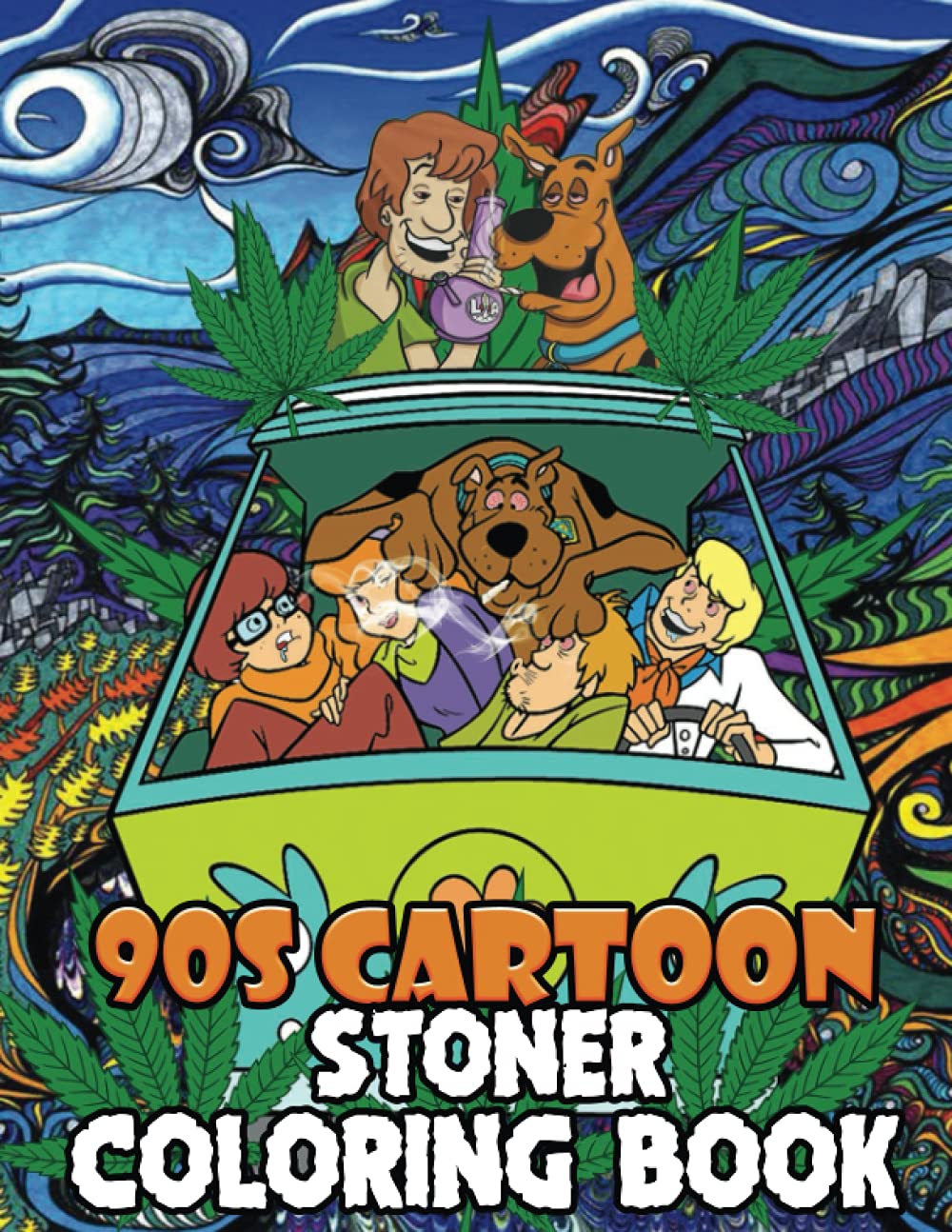 90s Cartoon Stoner Coloring Book: An Amazing Cartoon Stoner Coloring Pages To Have Fun, Relax ...