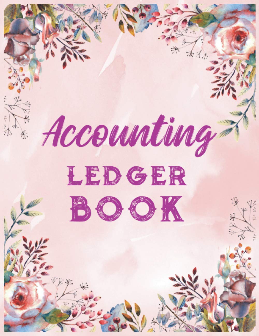 Accounting Ledger Book: Journal for Small Business, Simple Cash Book ...