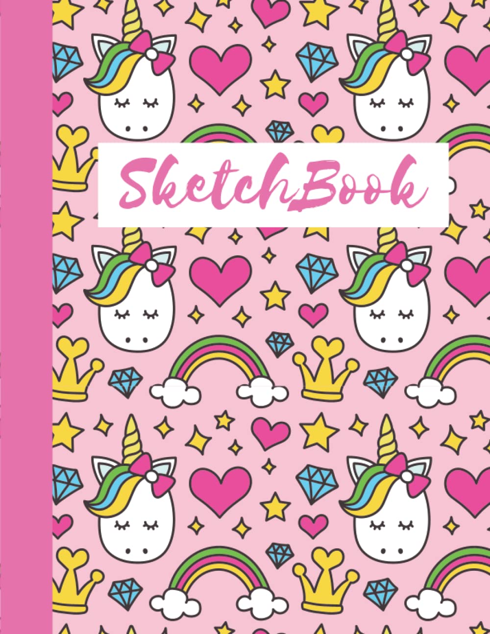 Sketchbook - Cute Unicorn Kawaii Sketchbook for Girls: Unicorn Journal ...