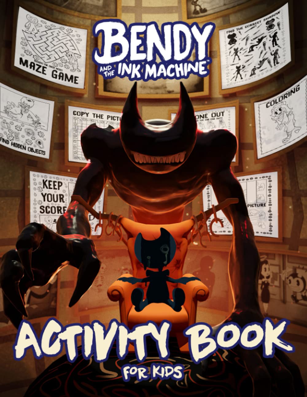 Bendy and The Ink Machine Activity Book For Kids: A Great Book With ...