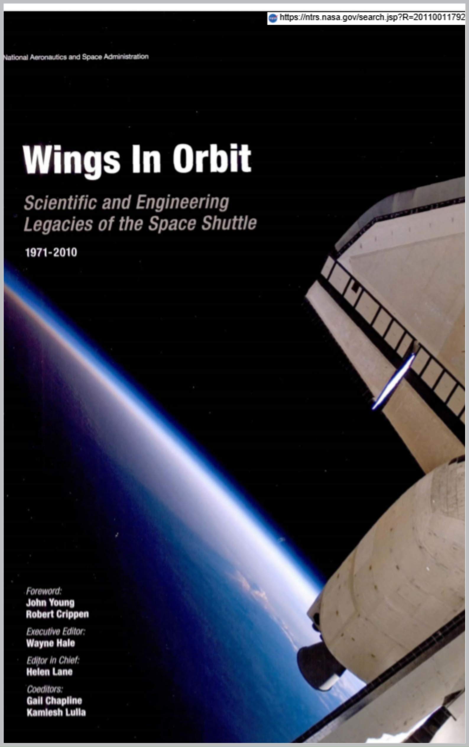 NASA Wings in Orbit: Scientific and Engineering Legacies of the Space Shuttle, 1971-2010 ...