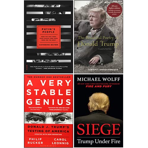 Putin's People, Siege: Trump Under Fire, The Beautiful Poetry of Donald ...