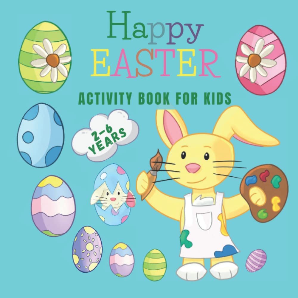 Funny & Happy Easter Coloring and Activity Book for Toddlers and ...