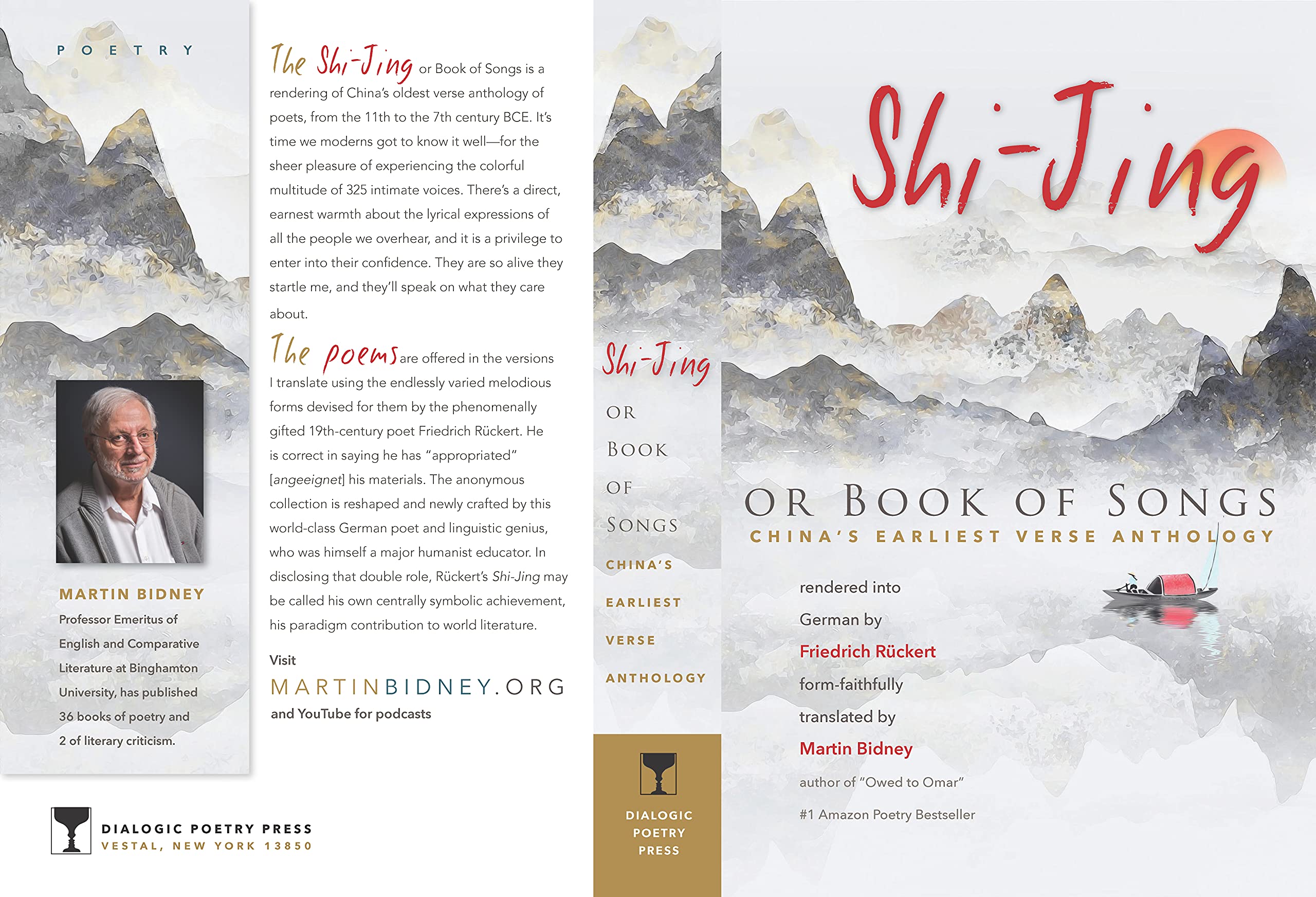 Shi-Jing, or Book of Songs: China’s Earliest Verse Anthology by Martin Bidney | Goodreads