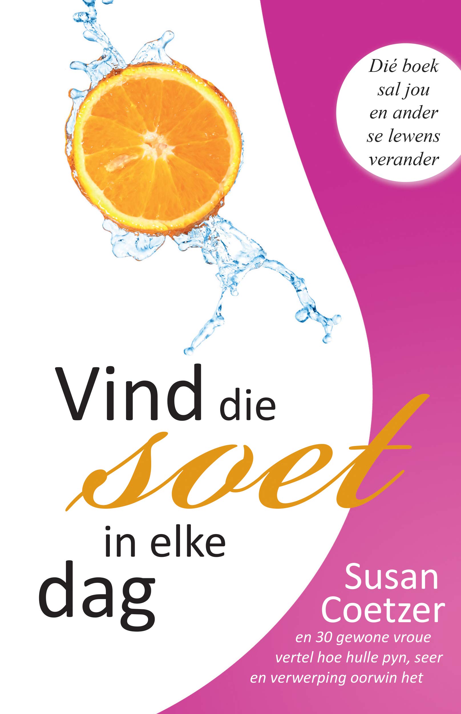 Vind die soet in elke dag: Dié boek sal jou en ander se lewens verander ...