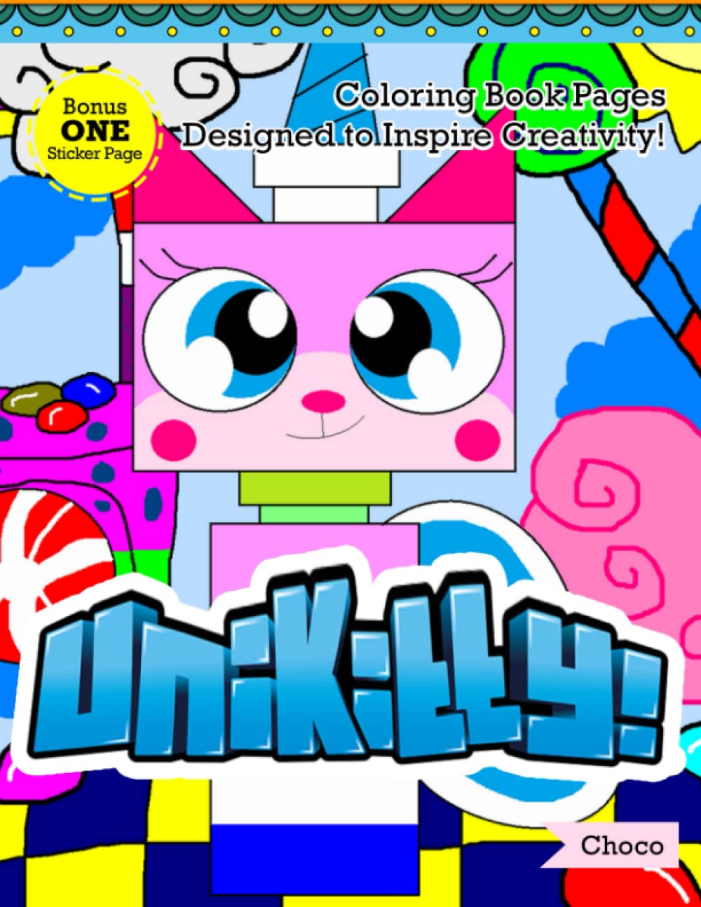 Uníkitty Coloring Book Pages Bonus One Sticker Page: Excellent Photos ...