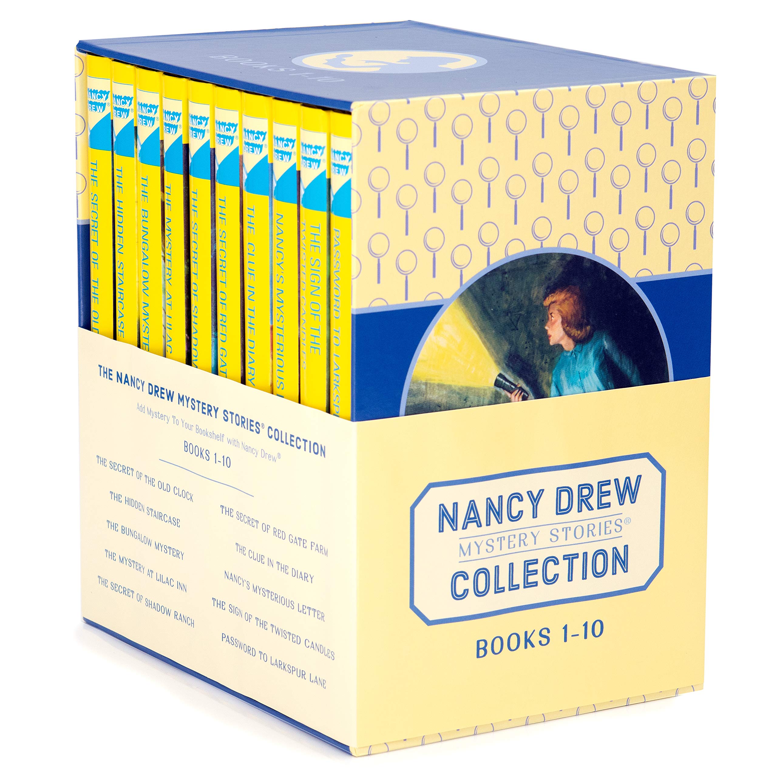 Nancy Drew Books 1-10 Box Set The Nancy Drew Mystery Stories Collection ...