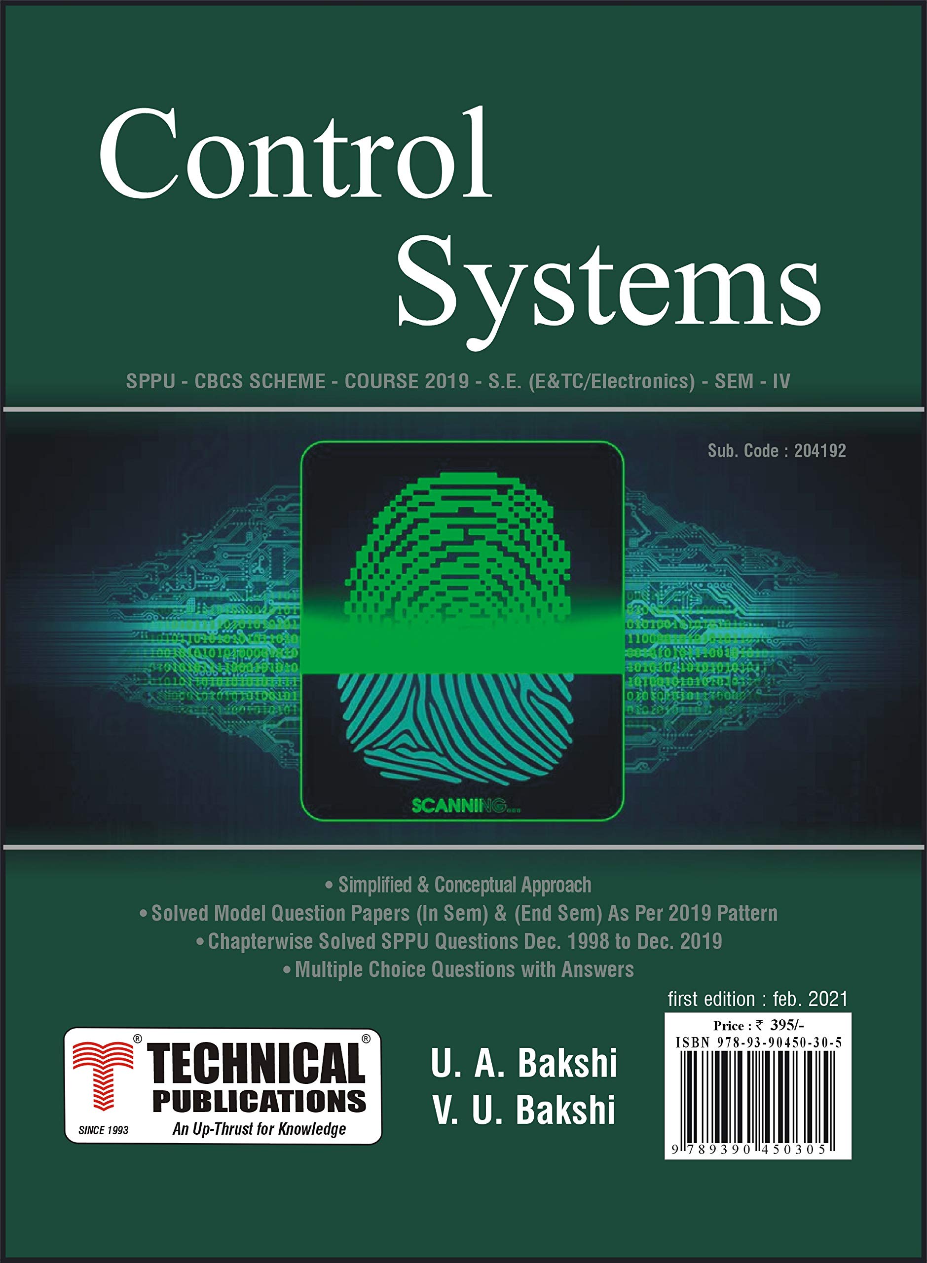 Control Systems for SPPU 19 Course by U. A. Bakshi | Goodreads