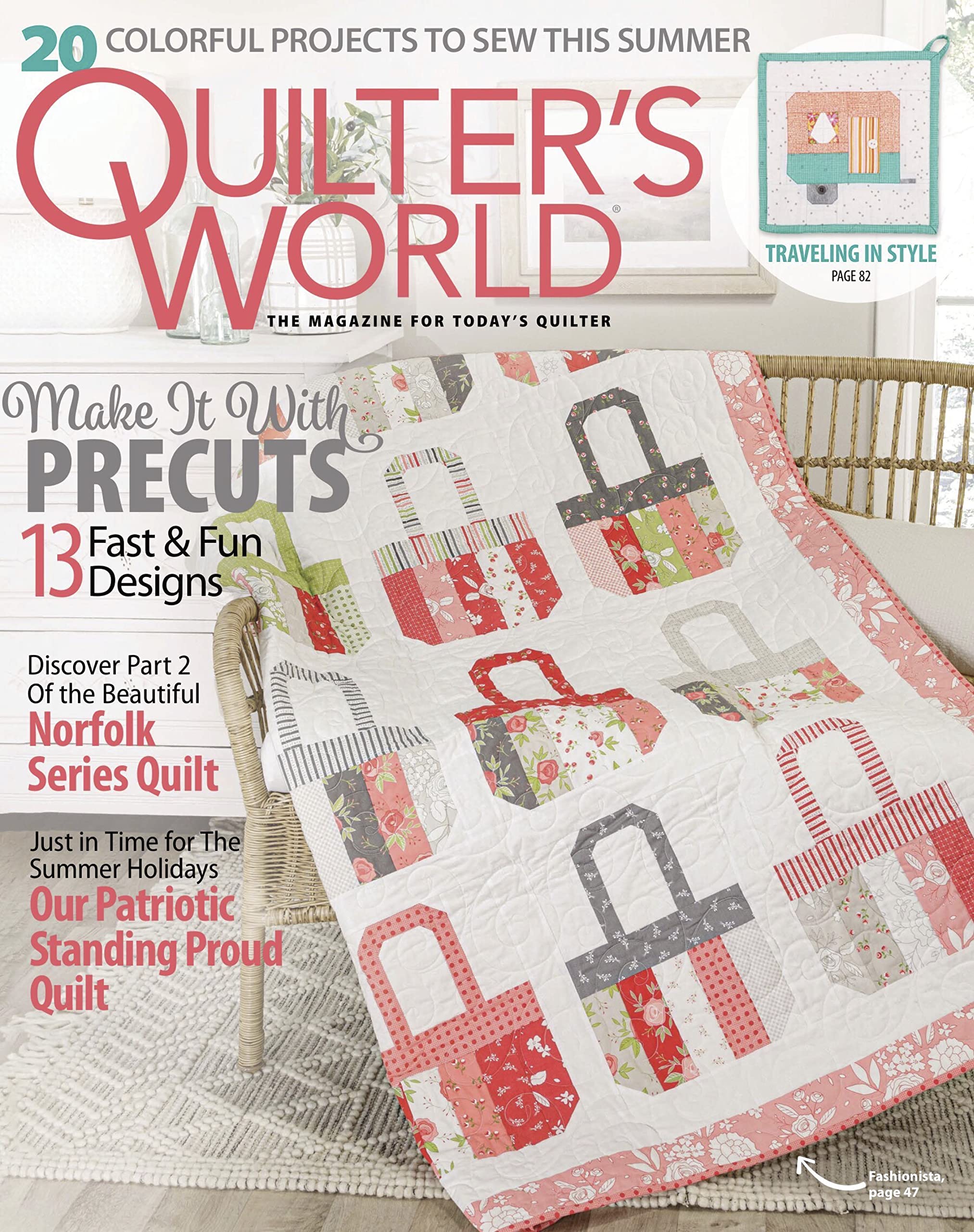 Magazine Quilter’s World – 20 Colorful Projects To Sew This Summer 2022 ...