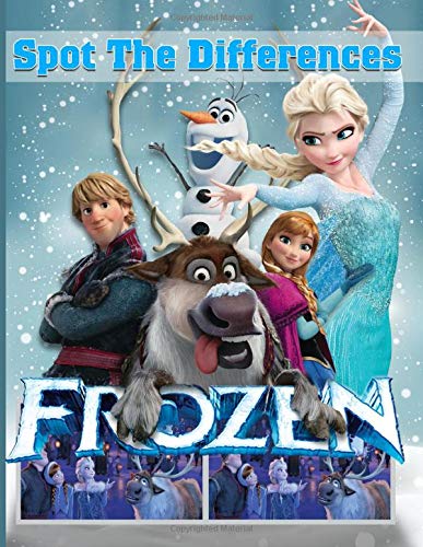 Frozen Spot The Difference: Perfect Book Picture Puzzle Activity Books ...