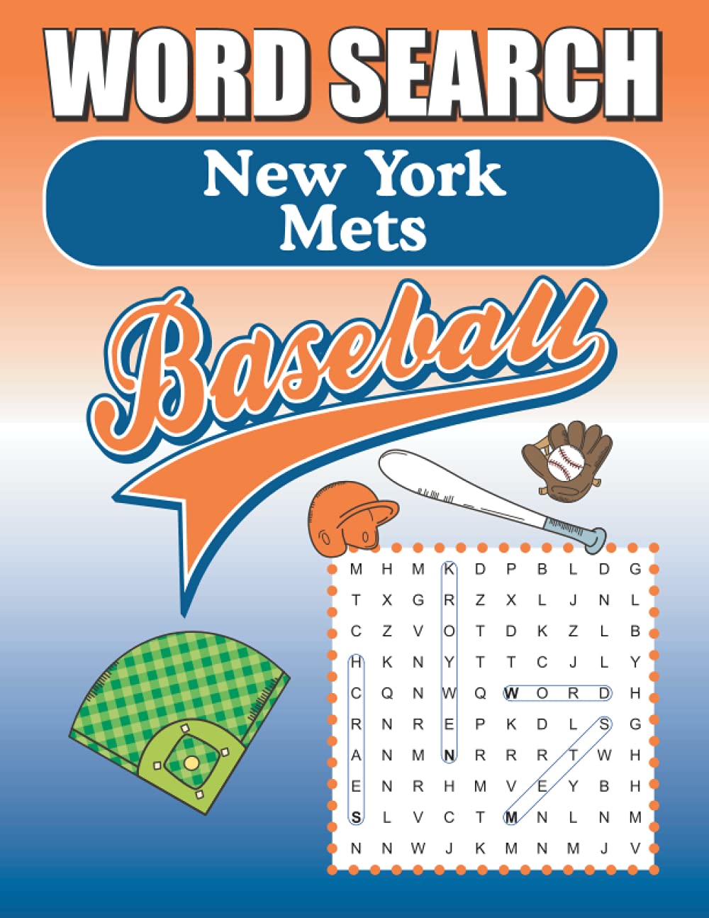 New York Mets Word Search: Word Find Puzzle Book For All Mets Baseball ...