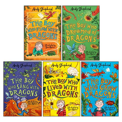 The Boy Who Grew Dragons Series Collection 5 Books Set By Andy Shepherd ...