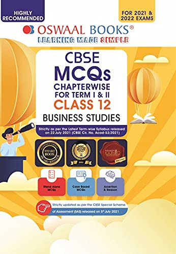 Oswaal CBSE MCQs Chapterwise For Term I & II, Class 12, Business ...