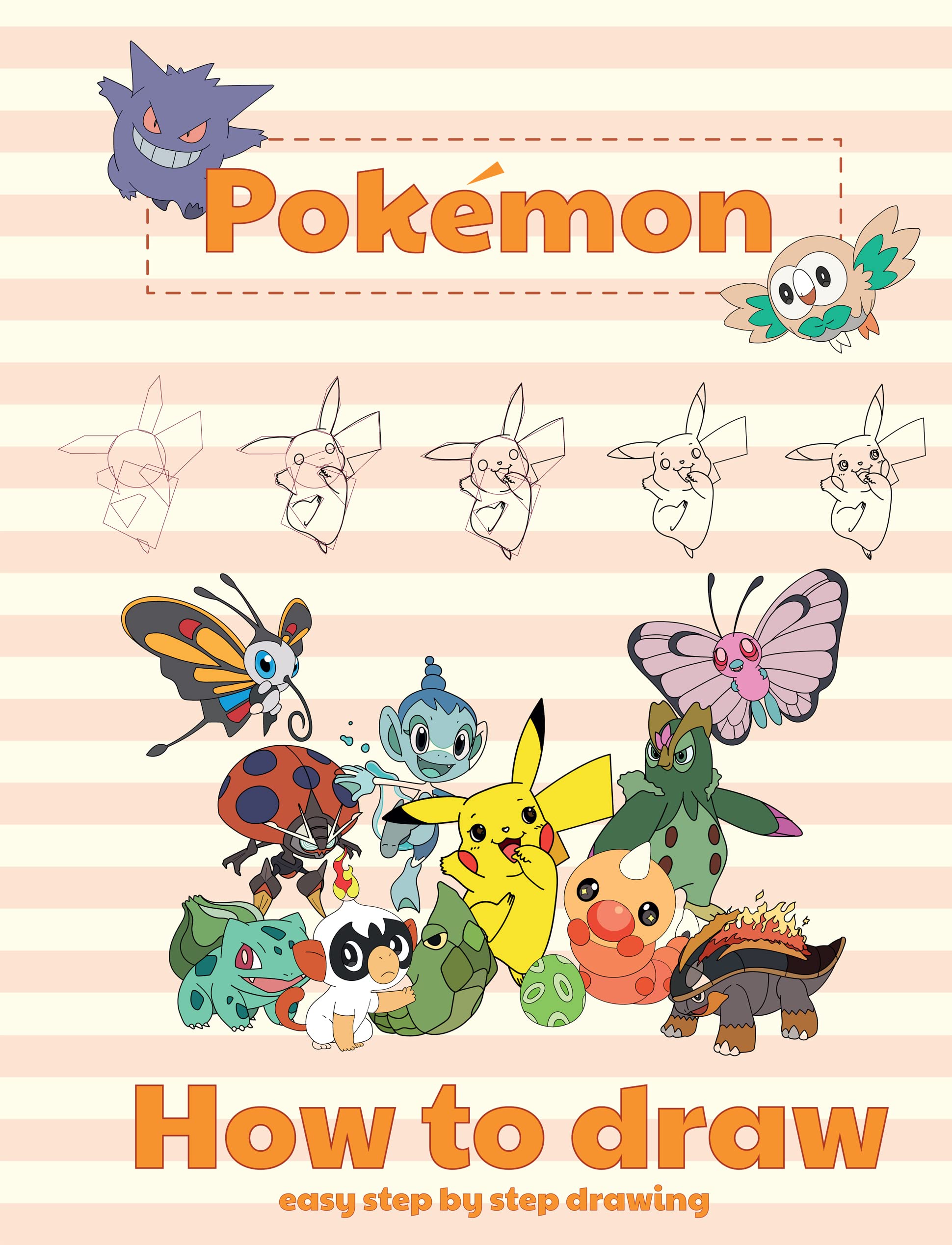How to Draw PoKéMọn: Easy Step By Step Drawing - Learn to Draw Cute ...