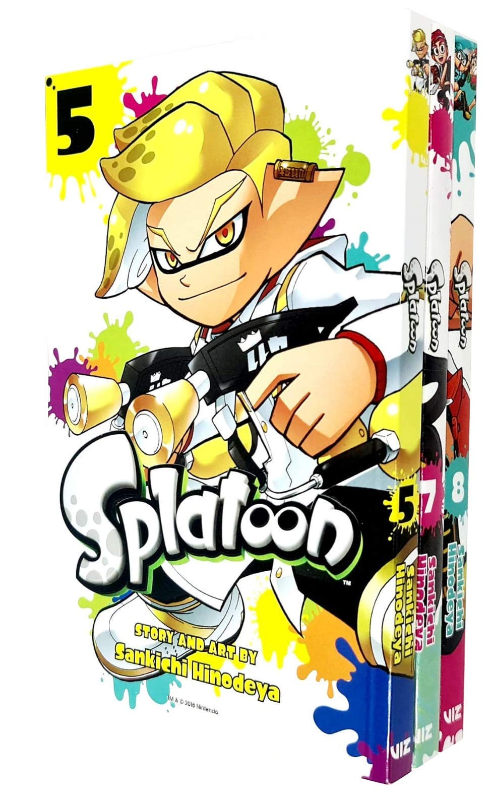 Splatoon Series Volume 5,7,8 Collection 3 Books Set By Sankichi ...