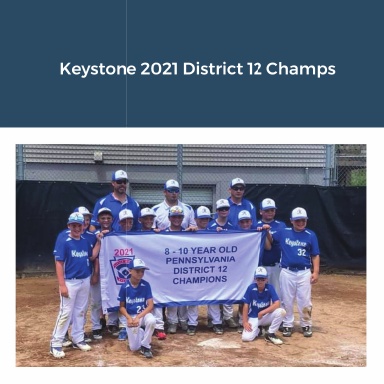 Keystone 10U 2021 District 12 Champs by Roger W. Kshir | Goodreads