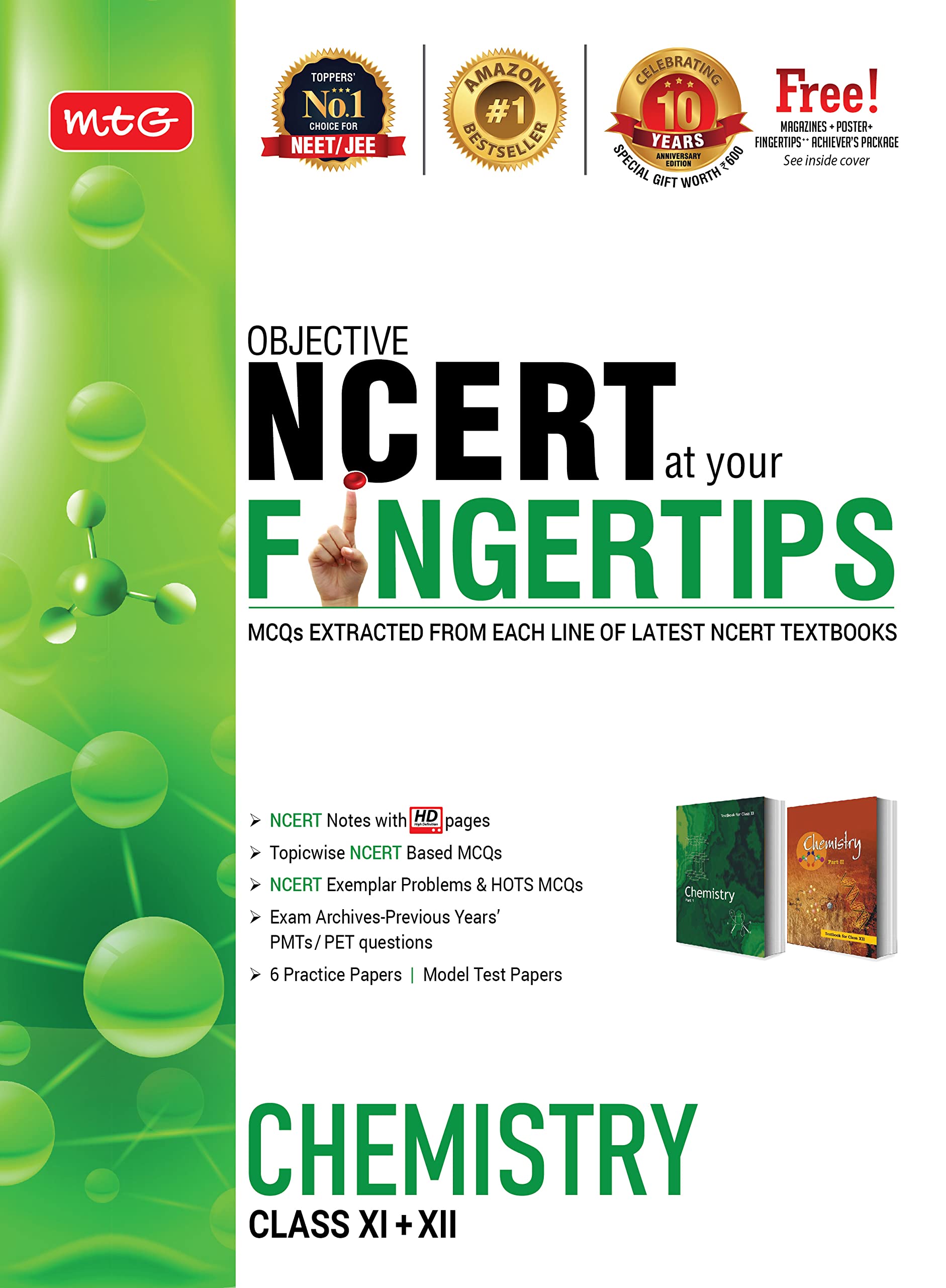 MTG Objective NCERT at your FINGERTIPS - Chemistry, Best Books for NEET ...
