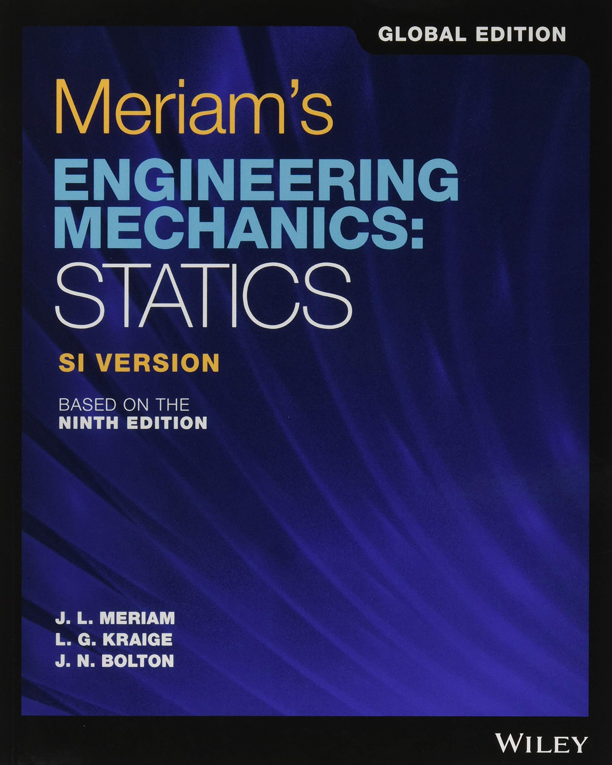 Meriam's Engineering Mechanics: Statics SI Version by James L. Meriam ...