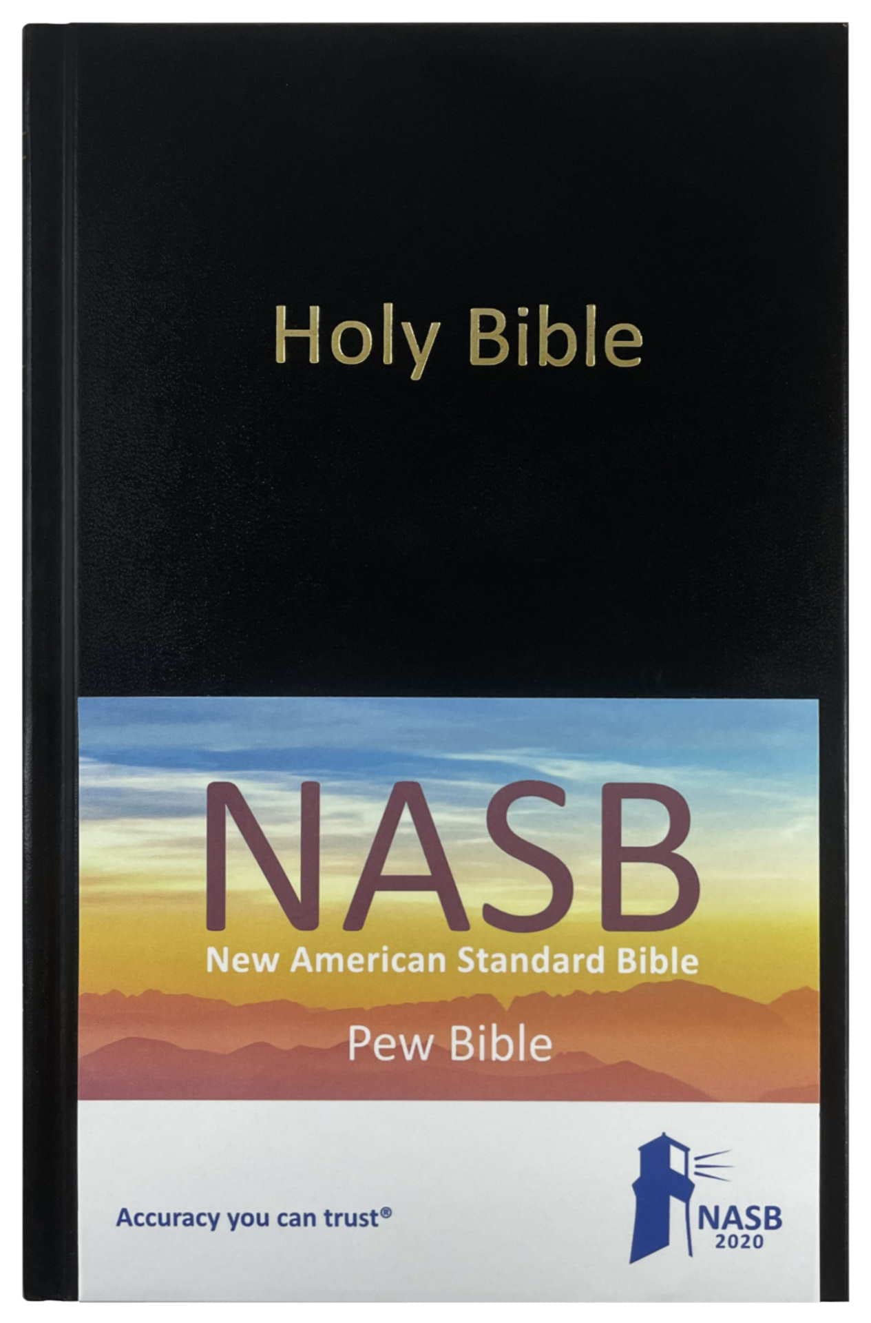 NASB Pew Bible, Black, Hardcover, 2020 text by The Lockman Foundation ...