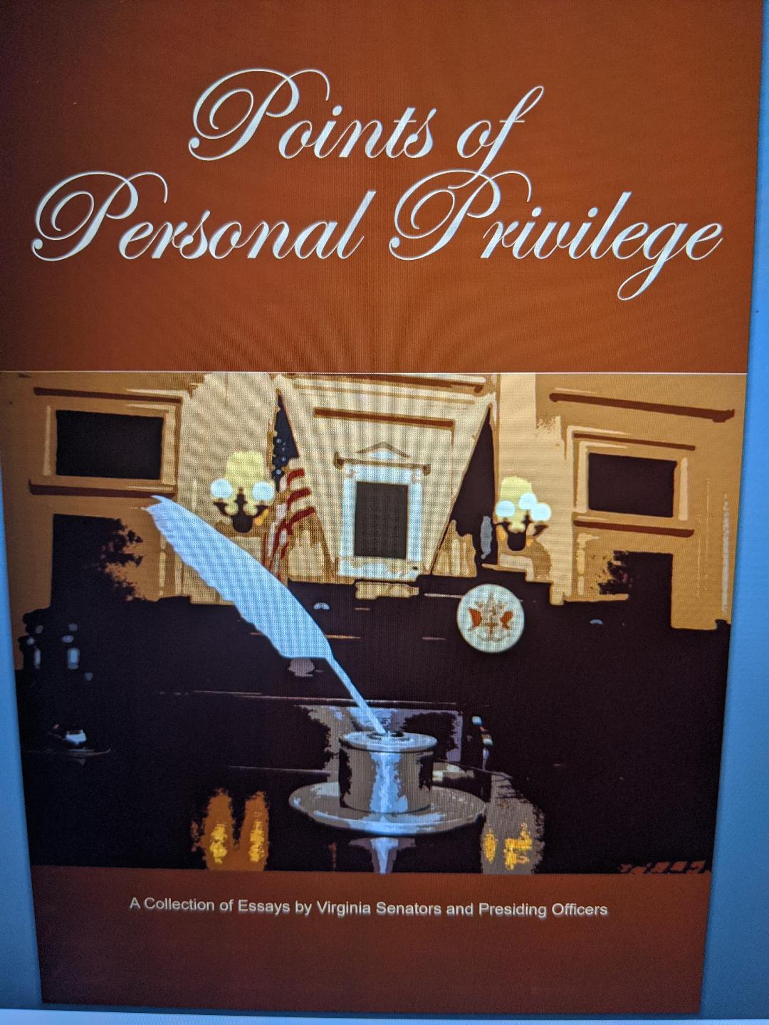 Points of Personal Privilege: A Collection of Essays by Virginia ...