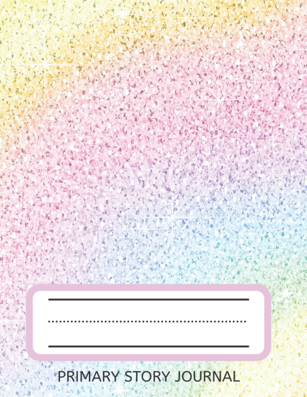 Primary Story Journal: Composition Notebook | Girls Glitter Mermaid ...