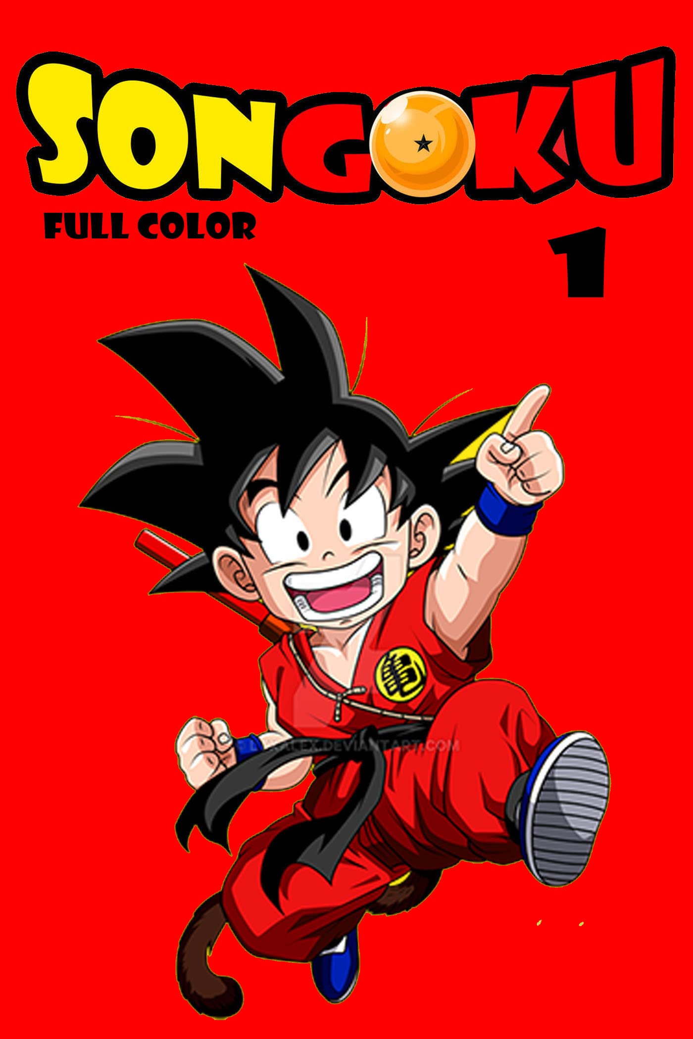 Full-Color-Action-Son.Goku-Series-Mangaa: Fantasy-Book 1 by Raquel ...