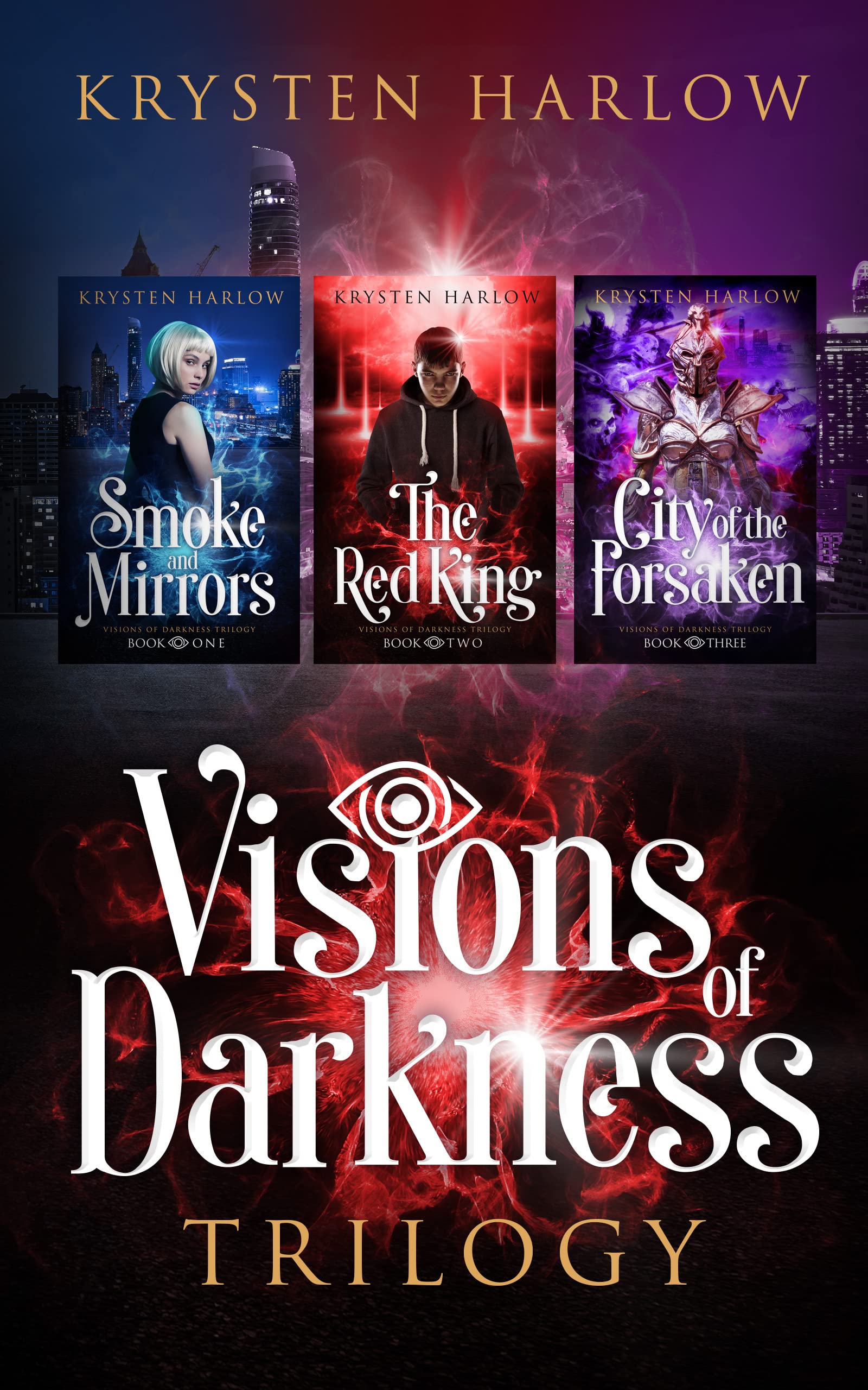 Visions Of Darkness Trilogy by Krysten Harlow | Goodreads