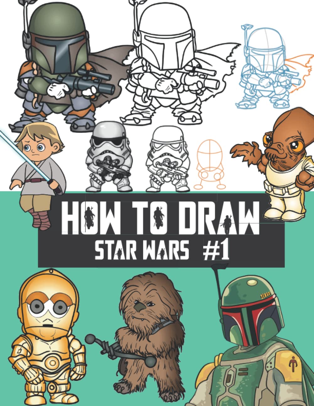 How to Draw StarWárs Characters #1: Learn to Draw StárWars Characters ...