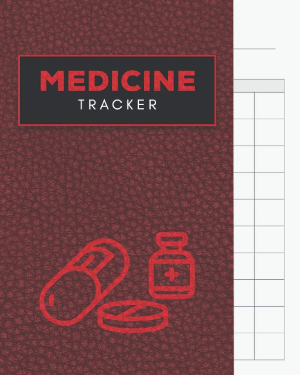 Medicine Tracker: Simple Medication Log Book For Daily Reminder, Pill ...