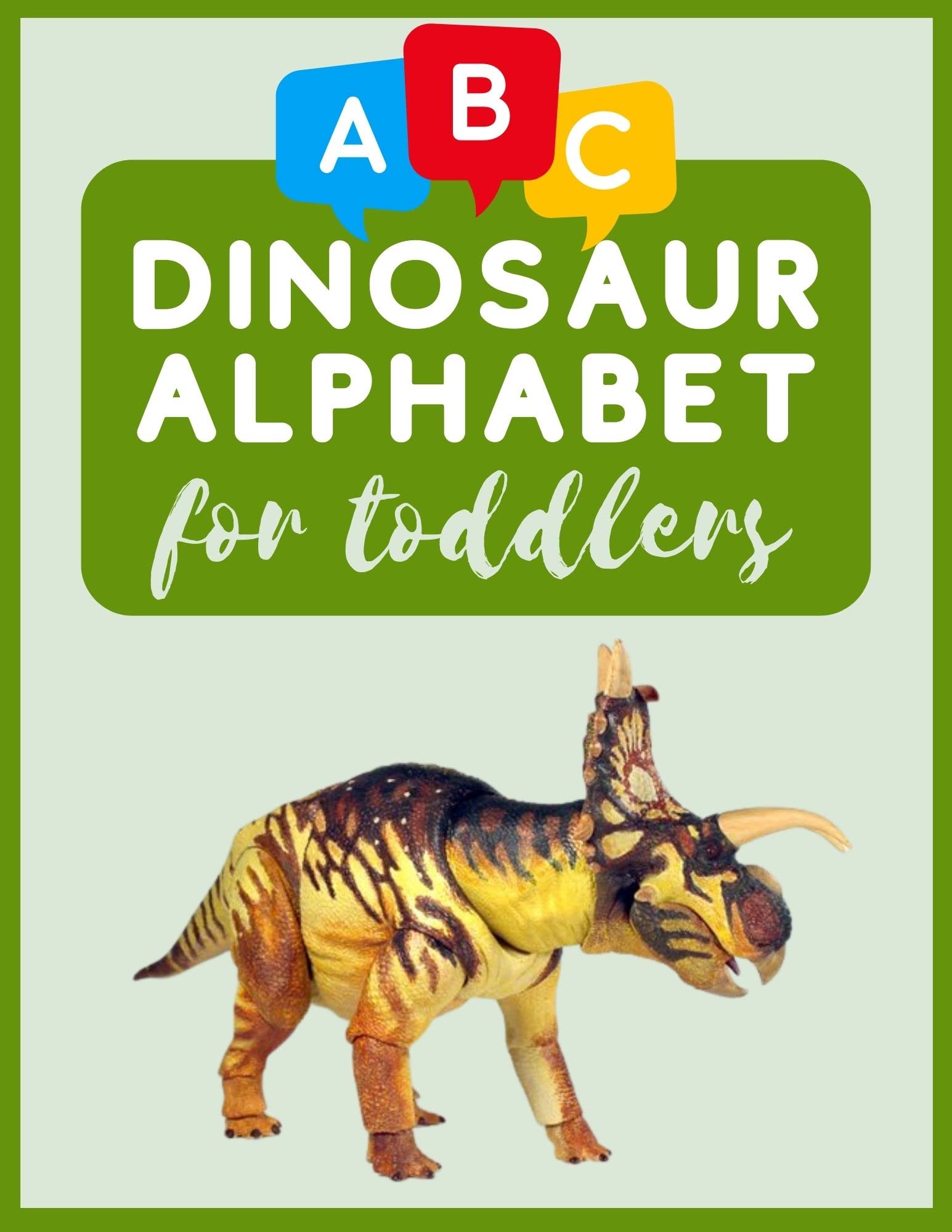 Dinosaur Alphabet for Toddlers: Children's ABC book for learning ...