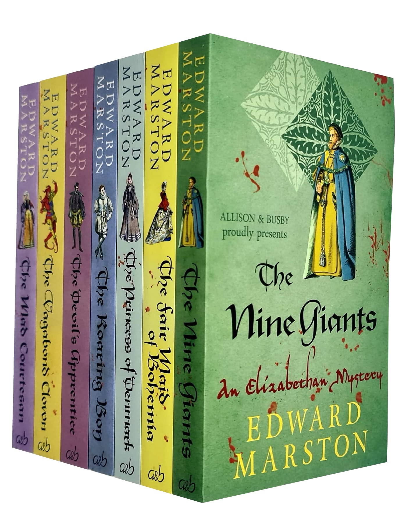 Edward Marston Nicholas Bracewell Mysteries 7 Books Collection Set by ...