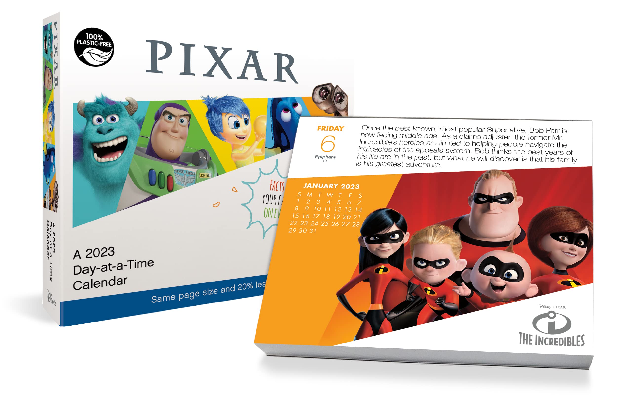 2023 Disney Pixar Day-at-a-Time Box Calendar by Trends International ...