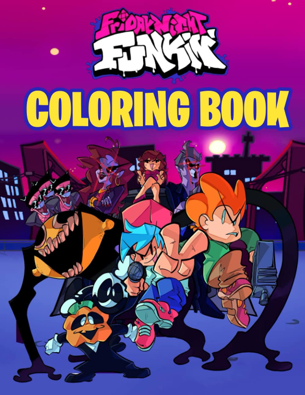 Friday Night Funkin Coloring Book :: New Original colouring FNF ...