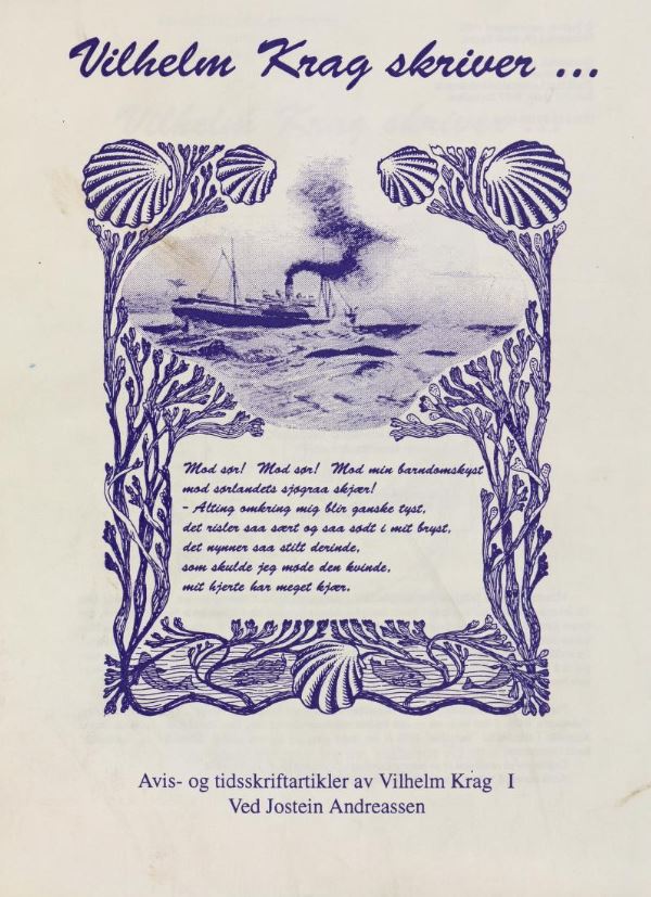 Vilhelm Krag skriver - avis- og tidsskriftartikler av Vilhelm Krag. 1 ...