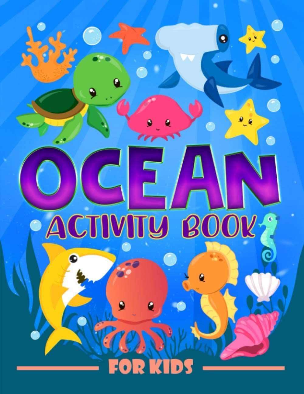 Ocean Activity Book for Kids: A Fun Workbook for Children Ages 3-10 ...