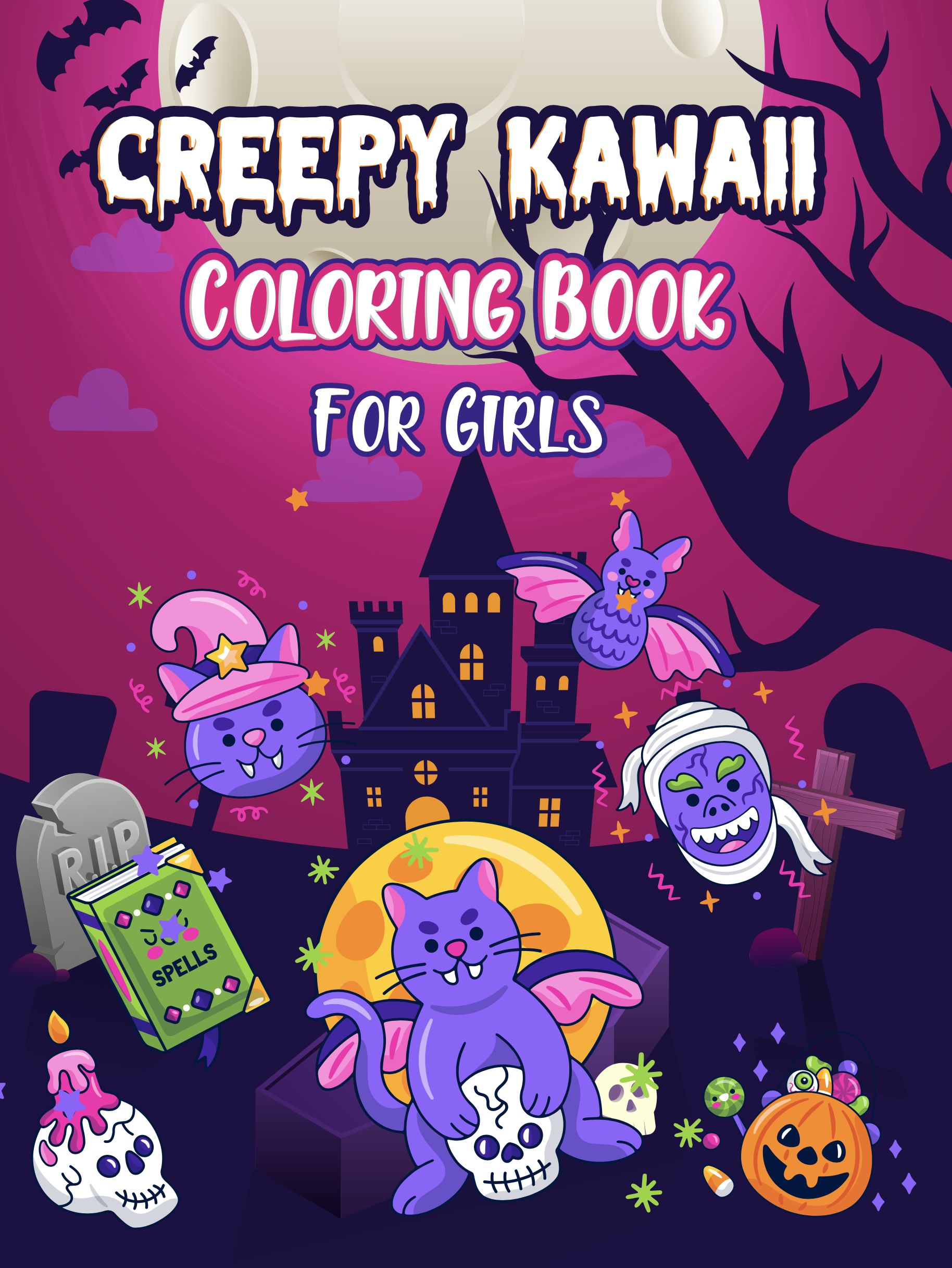 Creepy Kawaii Coloring Book for Girls by Eliza Cole | Goodreads
